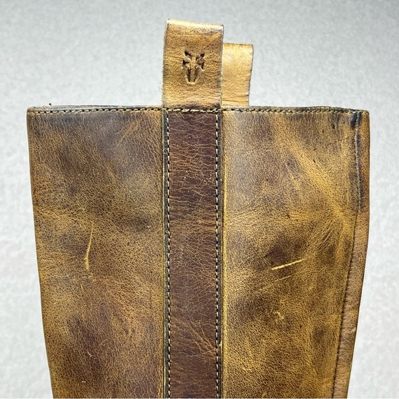 Frye | Shoes | Frye Leather Villager Pull On Tall Single ...